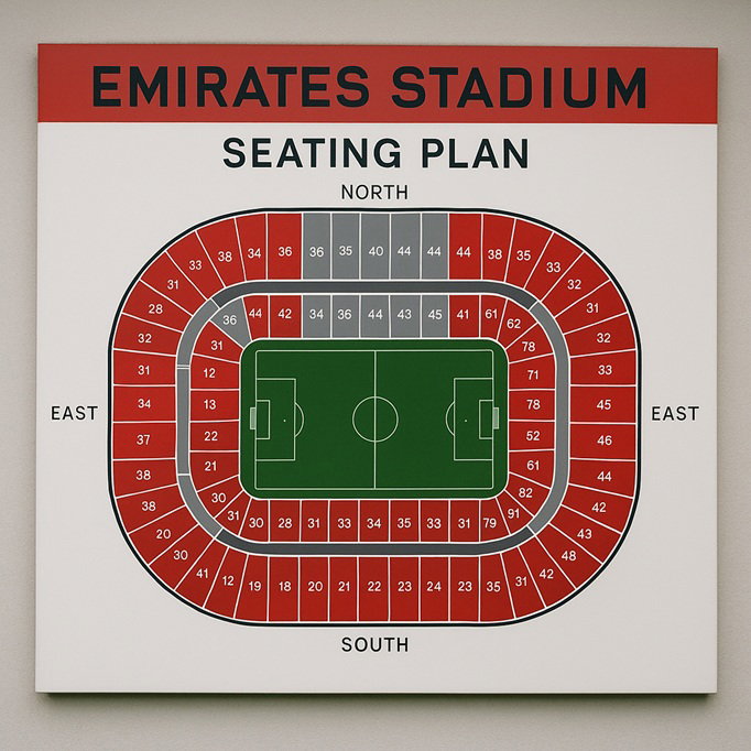 Emirates Stadium Seating Plan Explained, Best Views, tickets