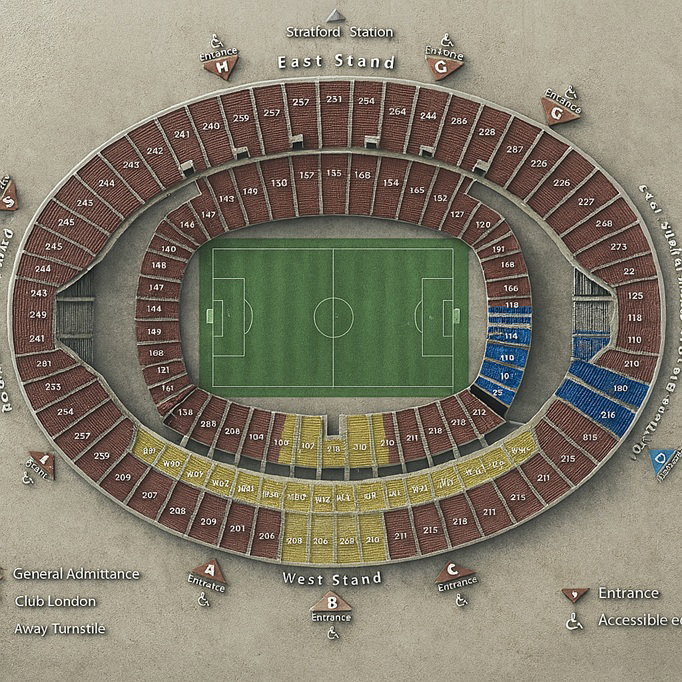 London Stadium Seating Plan Explained